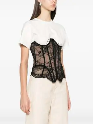 Giuseppe Di Morabito Corset-detail T-shirt