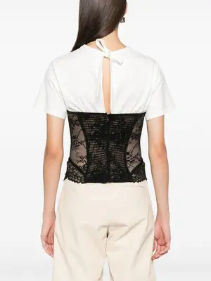 Giuseppe Di Morabito Corset-detail T-shirt