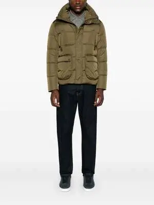 Herno Hooded Puffer Jacket - Green