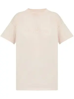 MAISON MARGIELA Embroidered Logo T-shirt - Pink