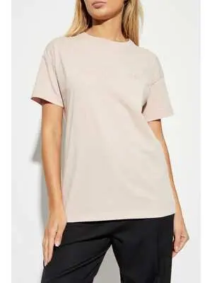 MAISON MARGIELA Embroidered Logo T-shirt - Pink