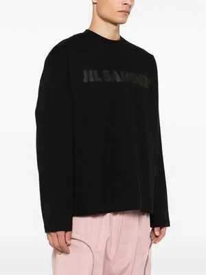 JIL SANDER Logo-print T-shirt - Black