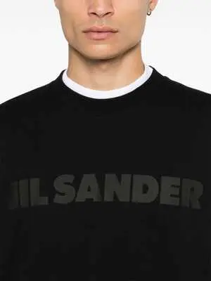 JIL SANDER Logo-print T-shirt - Black