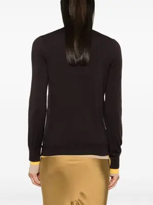 Fendi Layered-trim Sweater