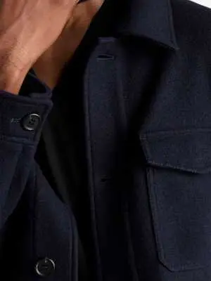 Prada Buttoned Safari Jacket - Blue