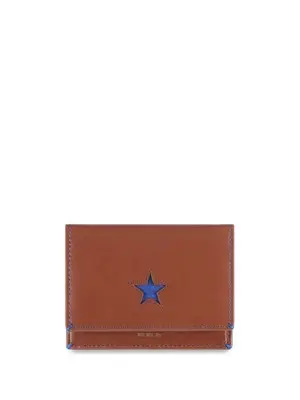 Shanghai Tang Five-pointed Star Card Holder - Brown