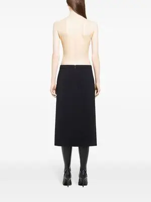COURREGES Illusion Bodysuit - Black