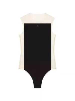 COURREGES Illusion Bodysuit - Black