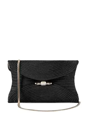 Shanghai Tang Braided Clutch - Black