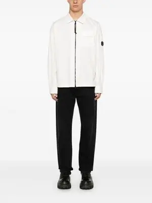 C.P. COMPANY Zip-up Gabardine Overshirt
