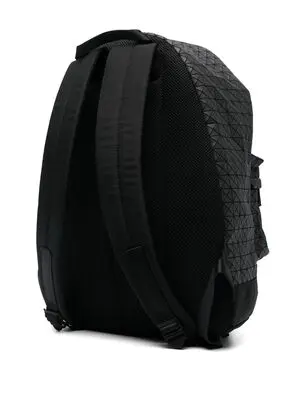 Issey Miyake Geometric Panelled Backpack - Black
