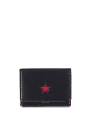 Shanghai Tang Five-pointed Star Card Holder - Black