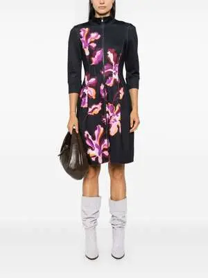 Dorothee Schumacher Flame Flower Midi Dress