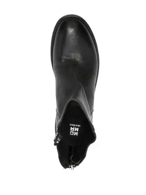 Moma Logo-tag Boots - Black