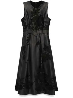 Elie Saab Floral-embroidered Maxi Dress