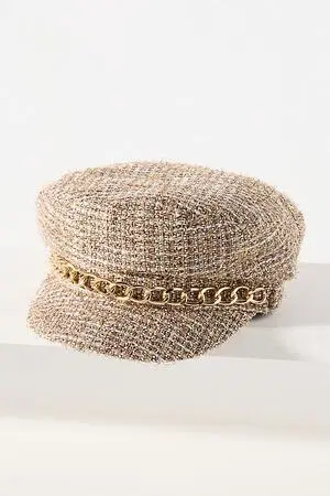 Eugenia Kim Mara Cashmere Newsboy Cap - Camel