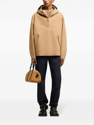 Ami Zip-up Hooded Cotton Jacket