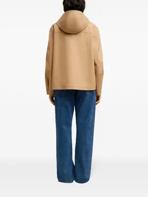 Ami Zip-up Hooded Cotton Jacket