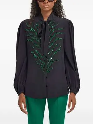 Roberto Cavalli Sequin-embellished Blouse
