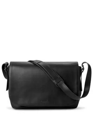 Shinola Runwell Leather Messenger Bag - Black