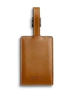 Shinola Leather Luggage Tag - Brown