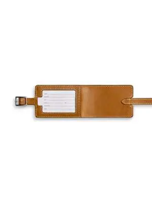 Shinola Leather Luggage Tag