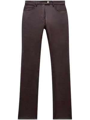 COURREGES Slim-cut Trousers - Red
