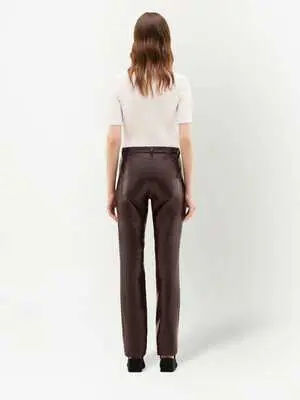 COURREGES Slim-cut Trousers - Red