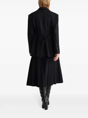 PATOU Logo-patch Belted Blazer