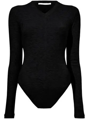 Proenza Schouler White Label Delaney Bodysuit - Black