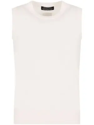 Armani Exchange Logo-patch Knit Tank Top