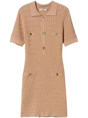 TWINSET Button-up Knit Minidress