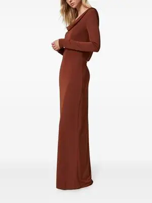 TWINSET Draped Maxi Dress