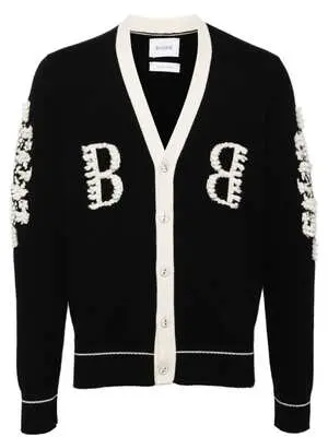 BARRIE Thistle League Cashmere Cardigan - Black