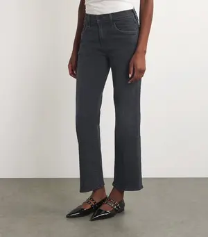 MOTHER The Mid Rise Rambler Zip Ankle Jeans
