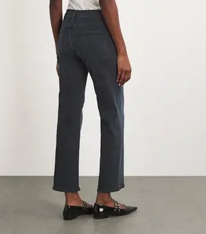 MOTHER The Mid Rise Rambler Zip Ankle Jeans