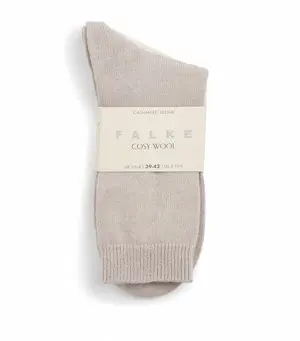 Falke Wool-Cashmere Cosy Socks Green
