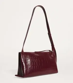 JIL SANDER Medium Leather Empire Shoulder Bag