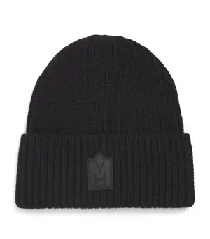 Mackage Wool-blend Ribbed Beanie - Black