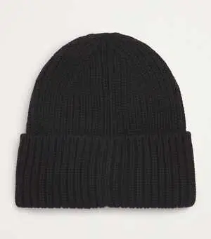 Mackage Wool-blend Ribbed Beanie - Black
