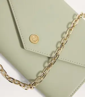 Harrods Smooth Leather Chain Wallet