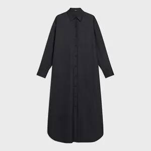 Theory Oversized Shirt Dress In Stretch Flannel