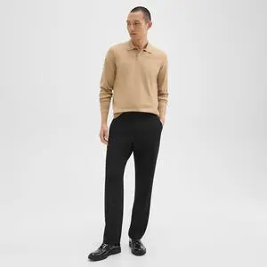 Theory Straight-leg Trousers - Black