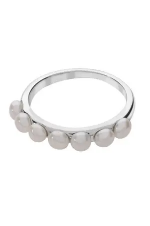 LUCY QUARTERMAINE Royal Pearl Ring - Sterling Silver