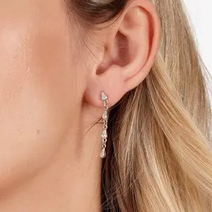 LUCY QUARTERMAINE Skinny Drip Earrings