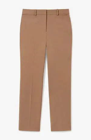 M.M.LAFLEUR Smith Italian Wool Twill Straight Trousers - Saddle