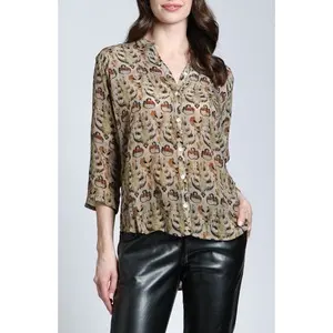 Apny Band Collar Kaftans Tunics