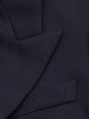 REISS Hallie Textured Double Breasted Suit Blazer