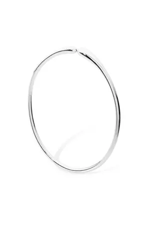 LUCY QUARTERMAINE Open Drop Bangle - Sterling Silver