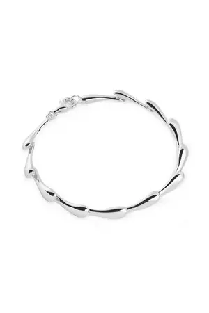 LUCY QUARTERMAINE Eternal Drop Link Bracelet - Sterling Silver